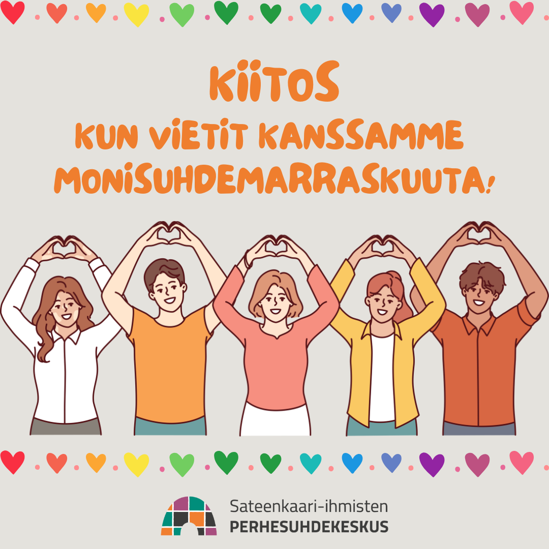 Kiitos, kun vietit kanssamme monisuhdemarraskuuta! - Perhesuhdekeskus